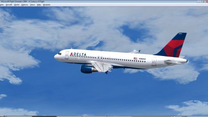 Delta Airlines Airbus A320 Aircraft Configuration Update for FSX