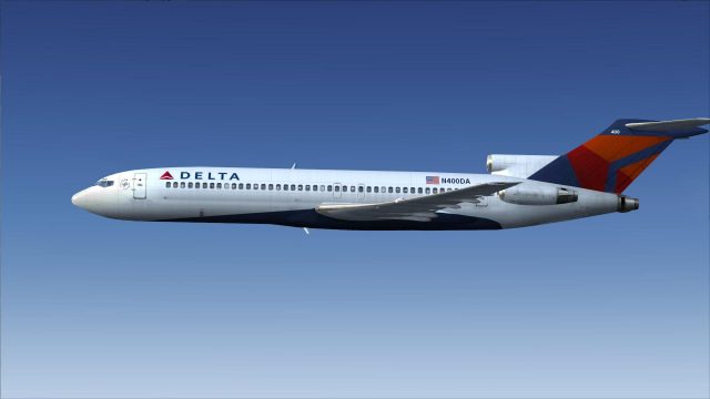 Delta Airlines Boeing 727-200 N400DA for FSX