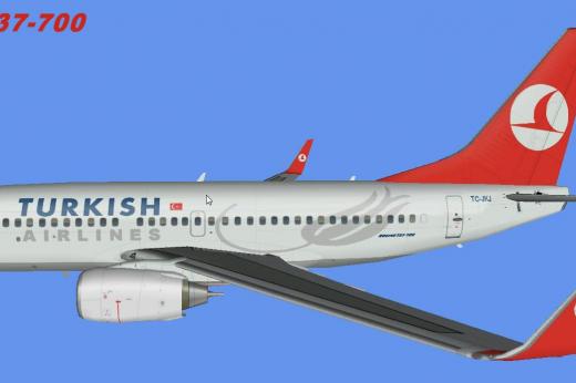 Turkish Air Force AWACS Boeing 737-700 for FSX