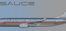 American Airlines Boeing 737-800W N951AA for FSX