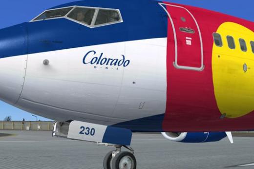 Southwest Airlines 'Colorado One' Boeing 737-700W for FSX