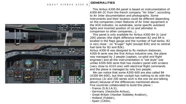 Airbus A300 B4-2C V4 for FSX