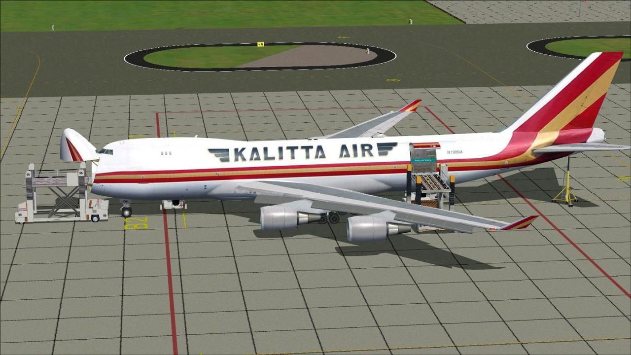 Kalitta Air Boeing 747-4HQF N798BA for FSX