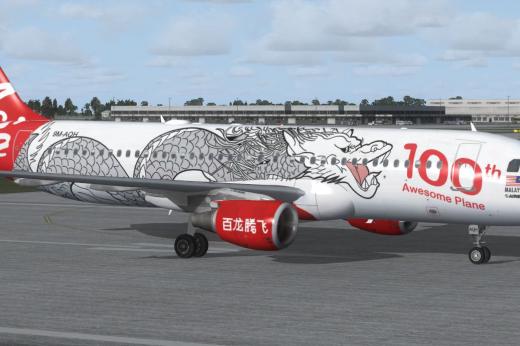 AirAsia Indonesia Airbus A320 PK-AXZ for FSX