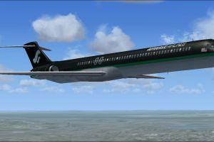 AI McDonnell Douglas MD-83 Made Flyable for FSX