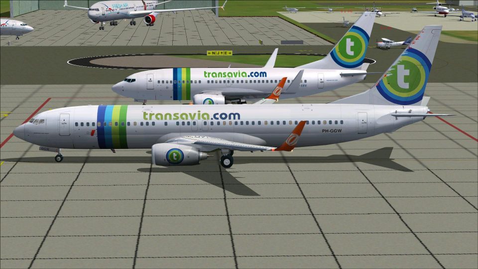 Transavia Boeing 737-800 PH-GGW for FSX