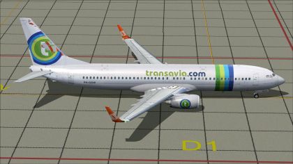 Transavia Boeing 737-800 PH-GGW for FSX
