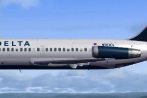 Delta Airlines McDonnell Douglas DC-9-20 N283DL for FSX
