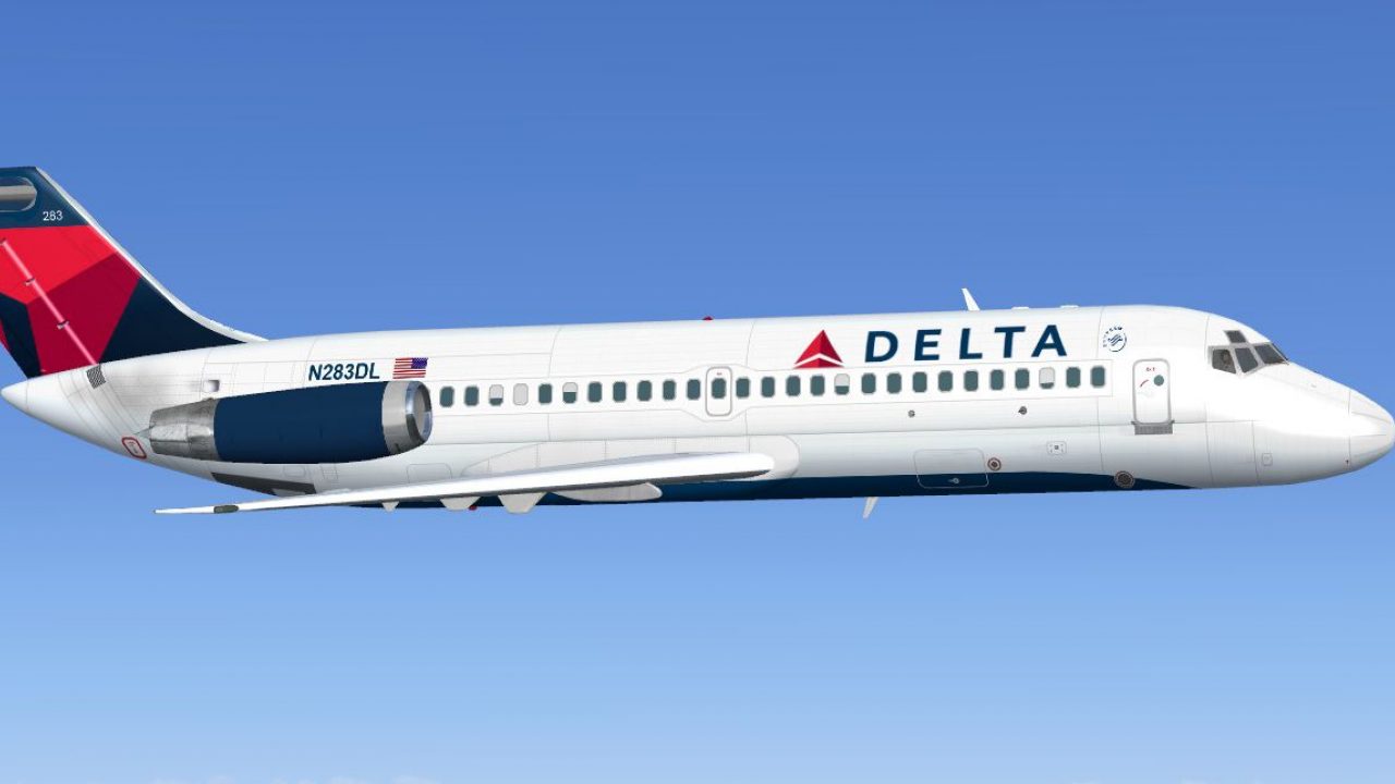 Delta Airlines McDonnell Douglas DC-9-20 N283DL for FSX