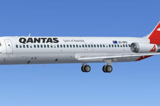 Qantas Douglas DC-3 for FS2004