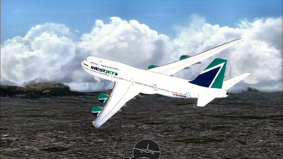 WestJet Boeing 747-800 for FSX