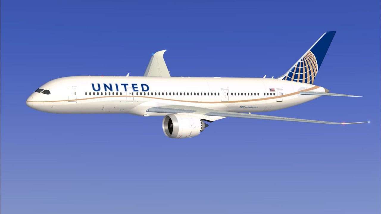 AI United Airlines Boeing 787-8 for FSX