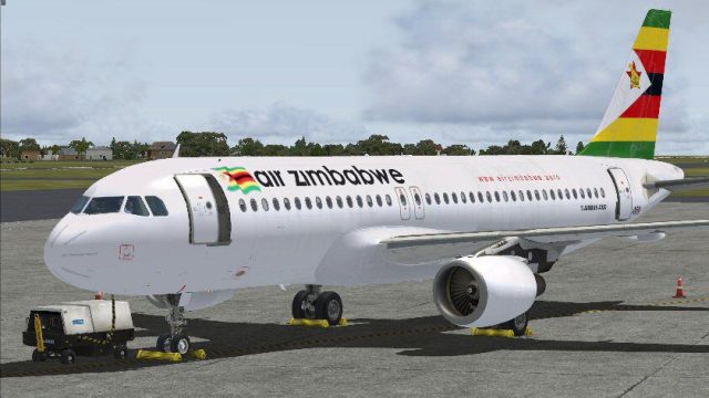 Air Zimbabwe Airbus A320 Z-WPM for FSX