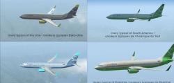 Default Boeing 737-800 Replacement Textures for FSX