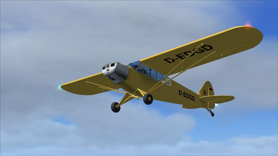 Piper L-18C Super Cub D-EDGD for FSX