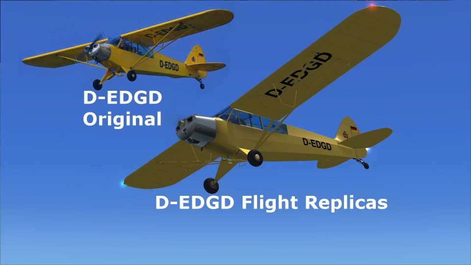 Piper L-18C Super Cub D-EDGD for FSX