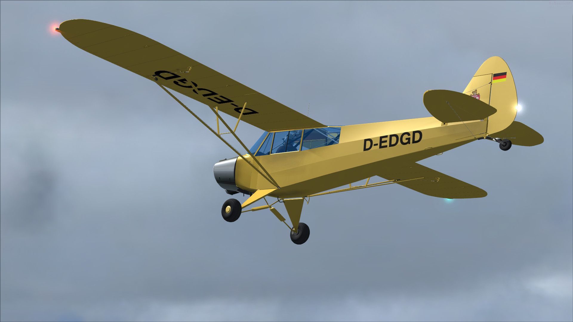 Piper L-18C Super Cub D-EDGD for FSX