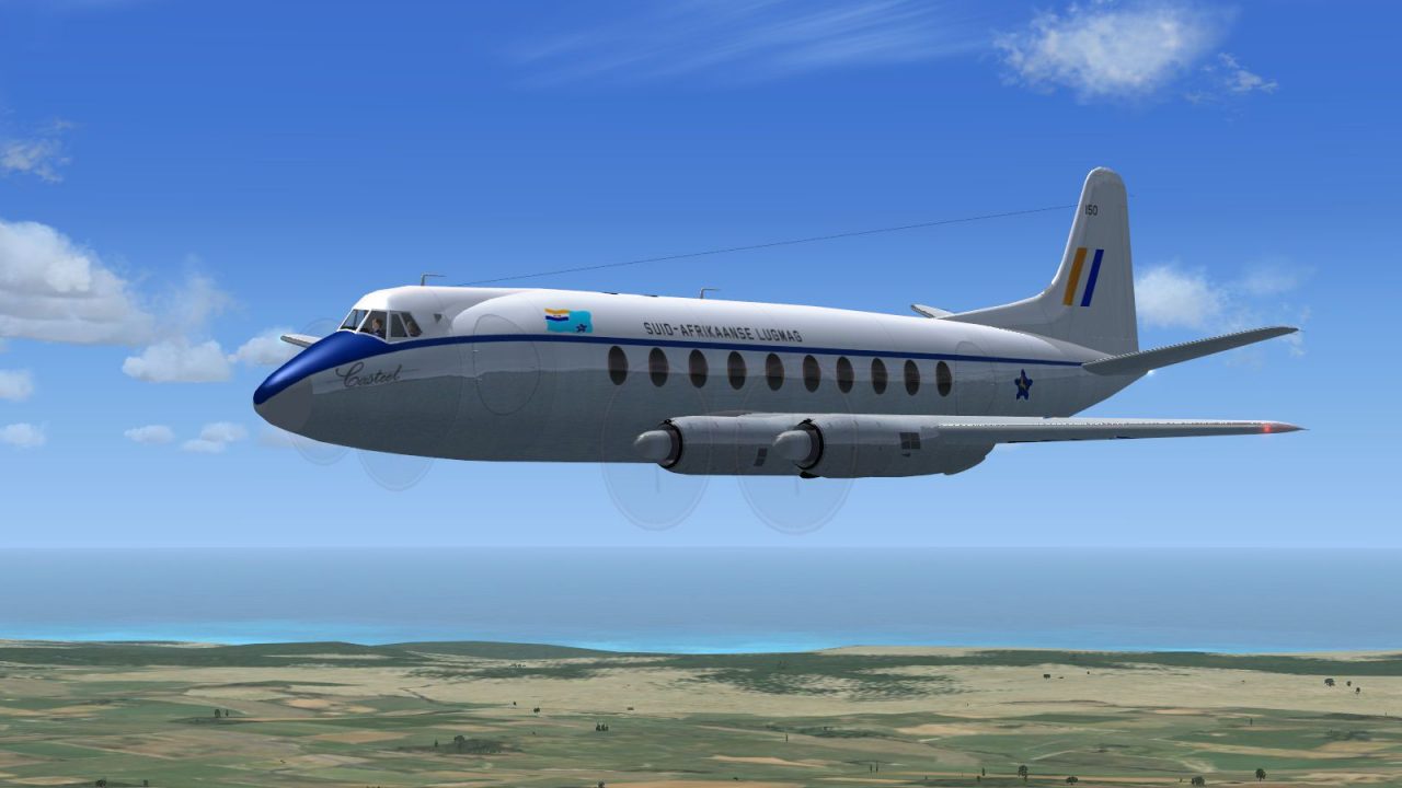 South African Air Force Vickers Viscount 700 for FSX