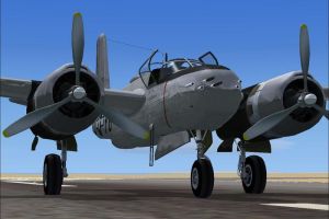 Douglas A-26B Invader Airfix Plastic Kit for FSX