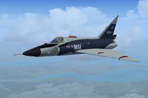 NASA Convair F-102A for FSX