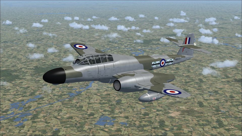 RAF Meteor NF11 WD673 for FSX