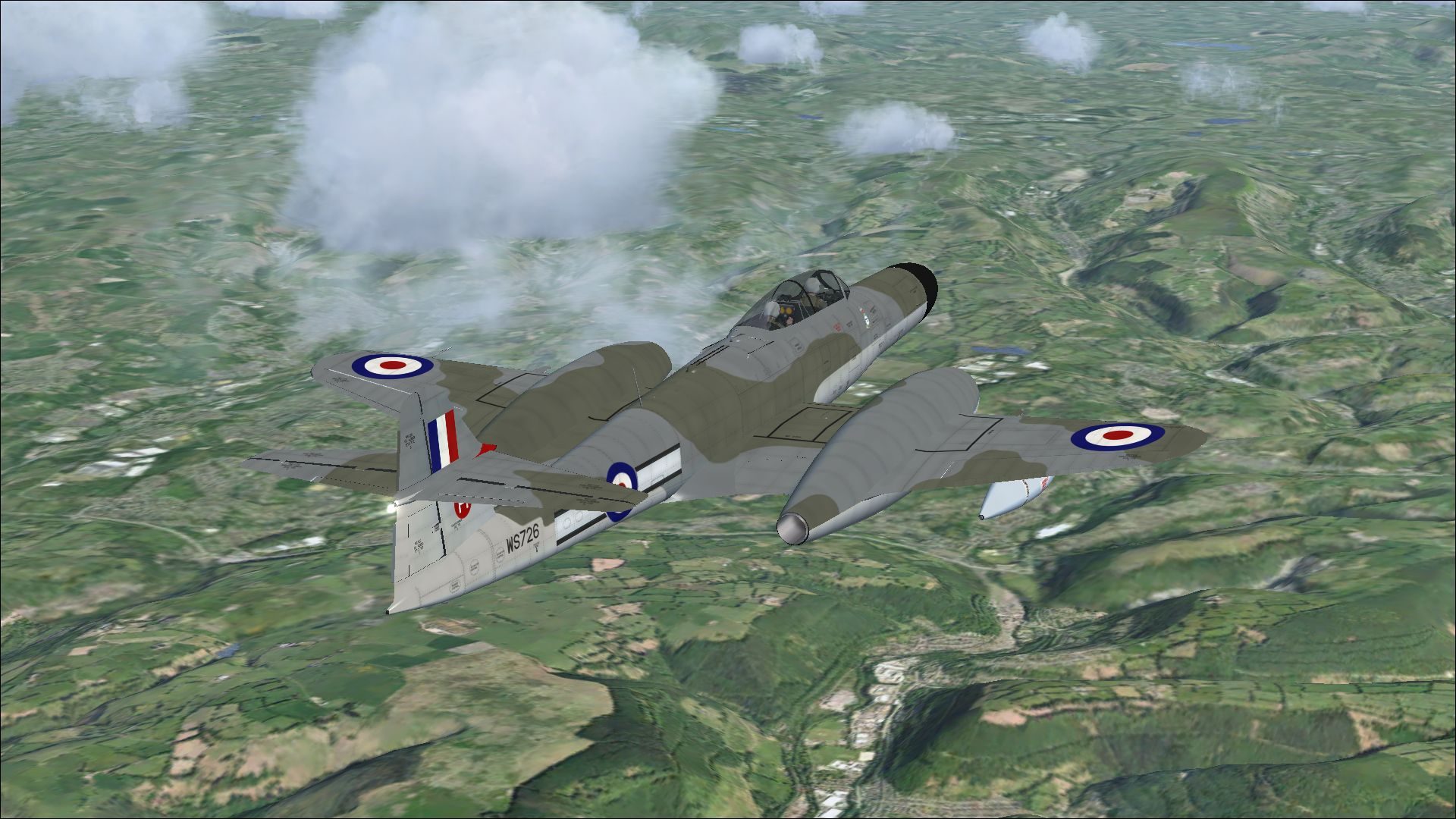 Meteor NF14 WS726 for FSX