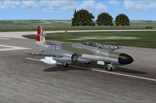 Meteor NF14 G-AXNE for FSX