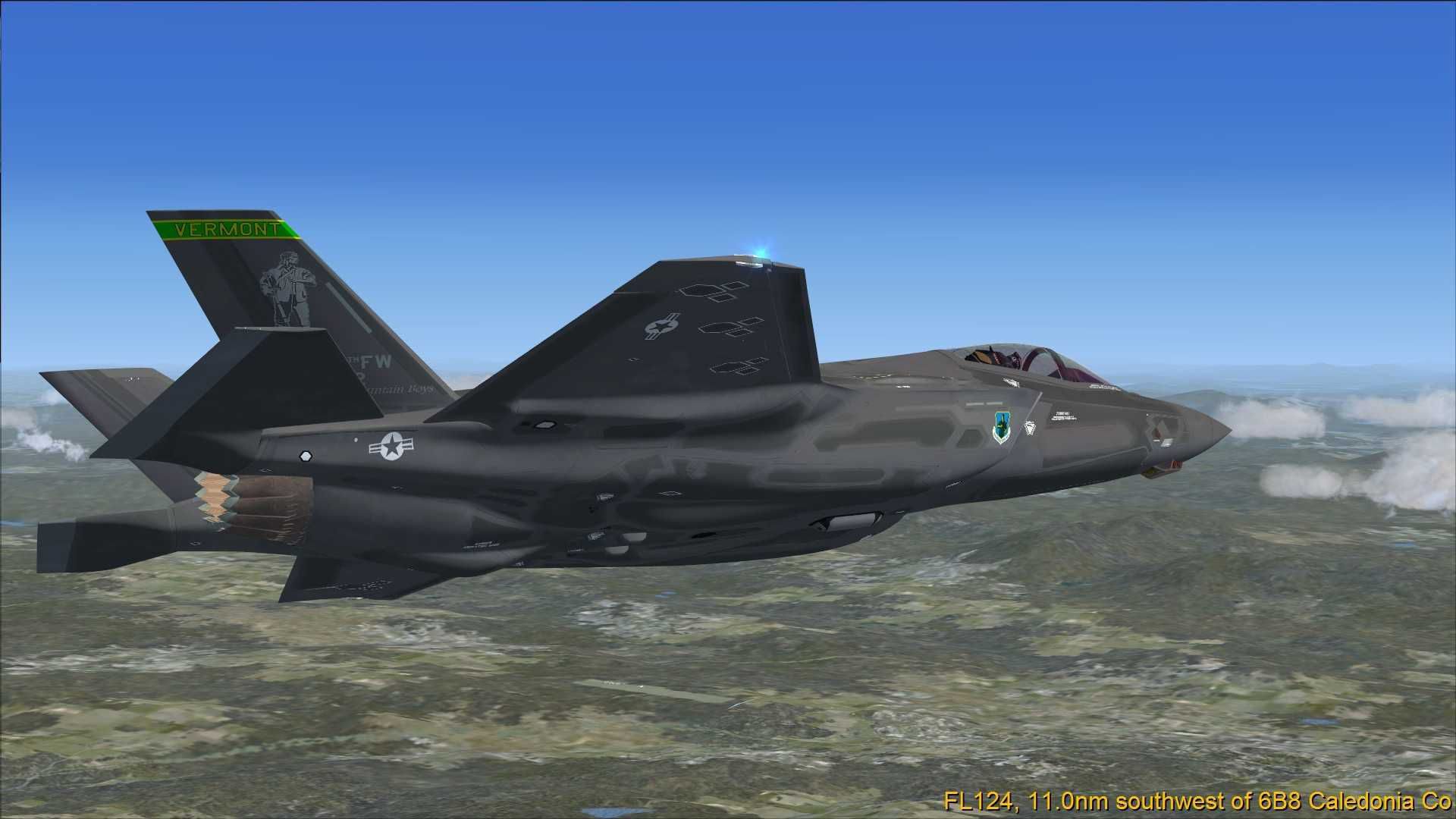 Vermont ANG Lockheed Martin F-35 for FSX