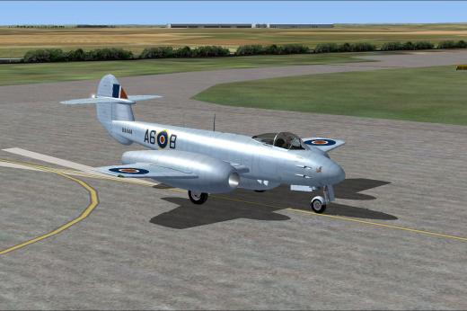 Gloster Meteor T Mk 7.5 for FSX
