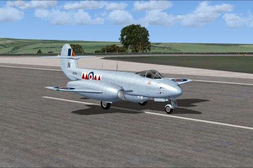 Ecuador Gloster Meteor FR9 for FSX