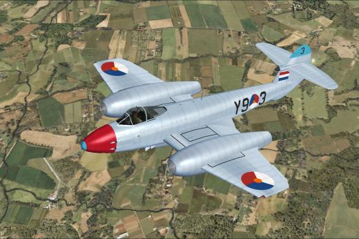 Gloster Meteor T Mk 7.5 for FSX