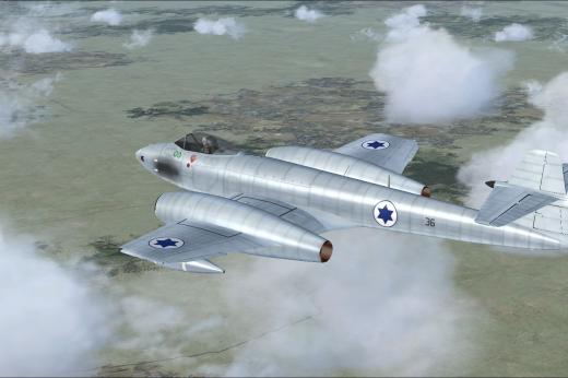 Gloster Meteor FR9 WX962 for FSX