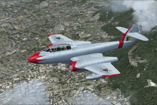 Gloster Meteor FR9 VZ603 for FSX