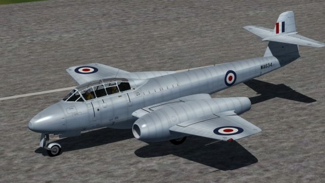 Gloster Meteor T Mk 7.5 for FSX