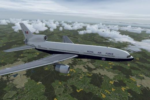 Gulf Air Lockheed L-1011 Tri-Star "Golden Falcon" for FS2004