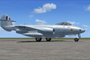 Gloster Meteor PR10 VS987 for FSX
