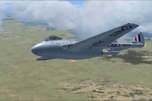 RNZAF De Havilland Vampire FB5 for FSX