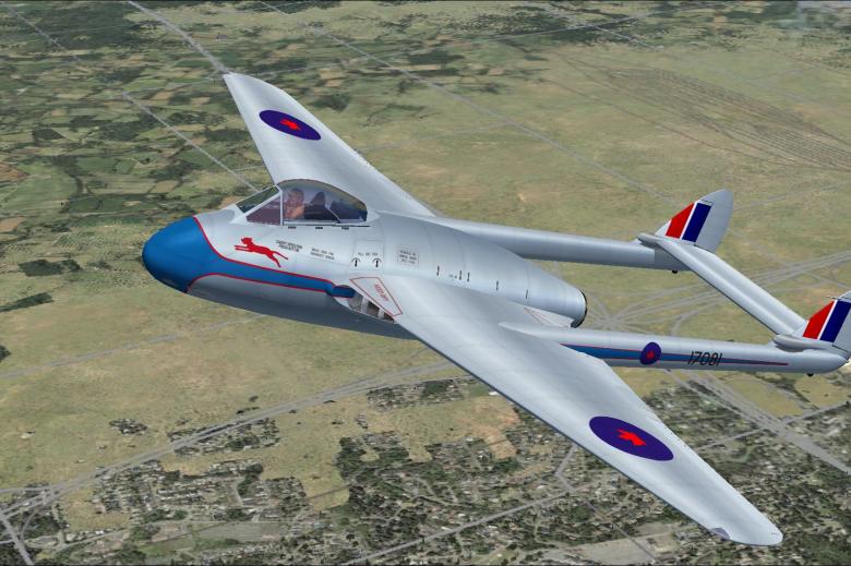 Acceleration DeHavilland Vampire for FSX