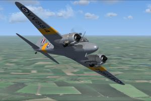 RAF Avro Anson T21 VV884 for FSX