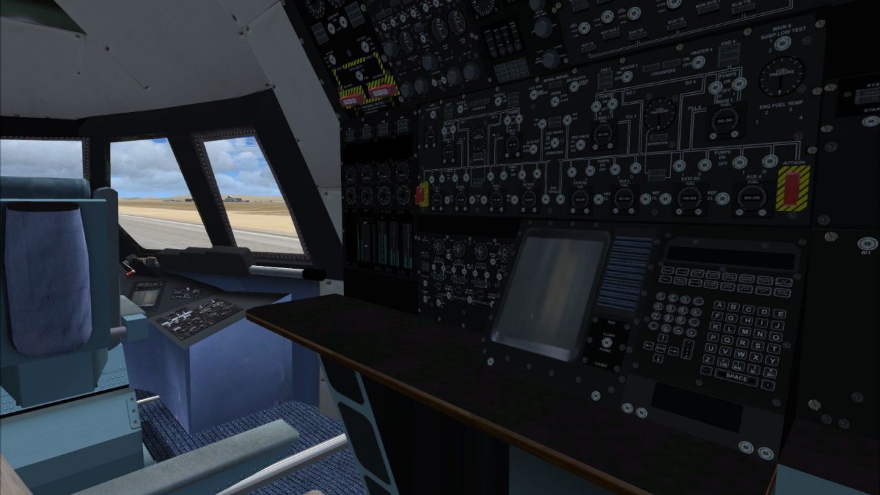Lockheed C5 Galaxy With Updated Panels for FSX