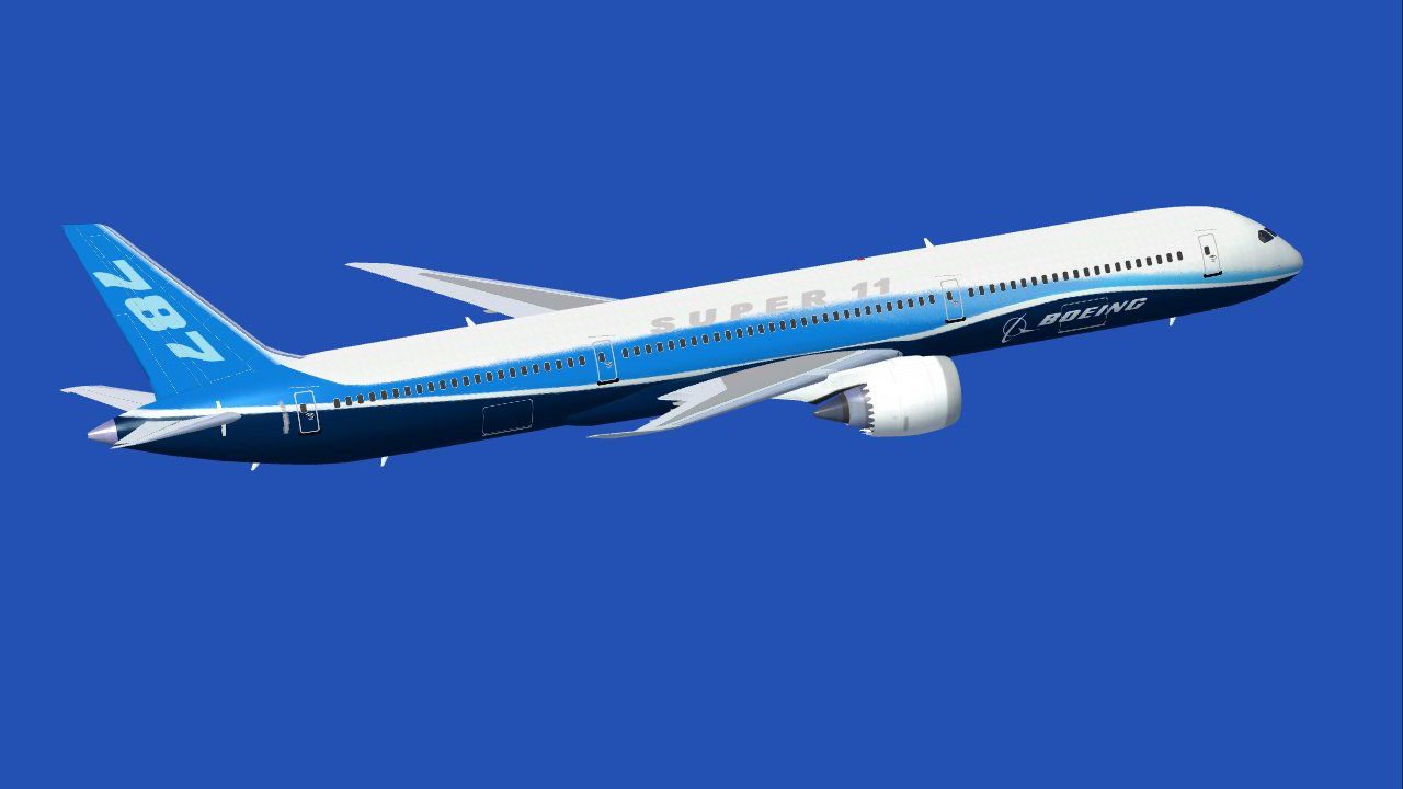 Boeing House Colors Boeing 787 Super 11 for FSX