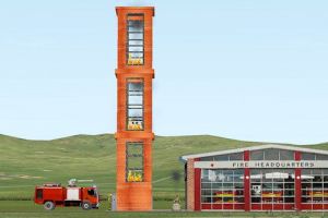 Animated Fire Tower for X-Plane
