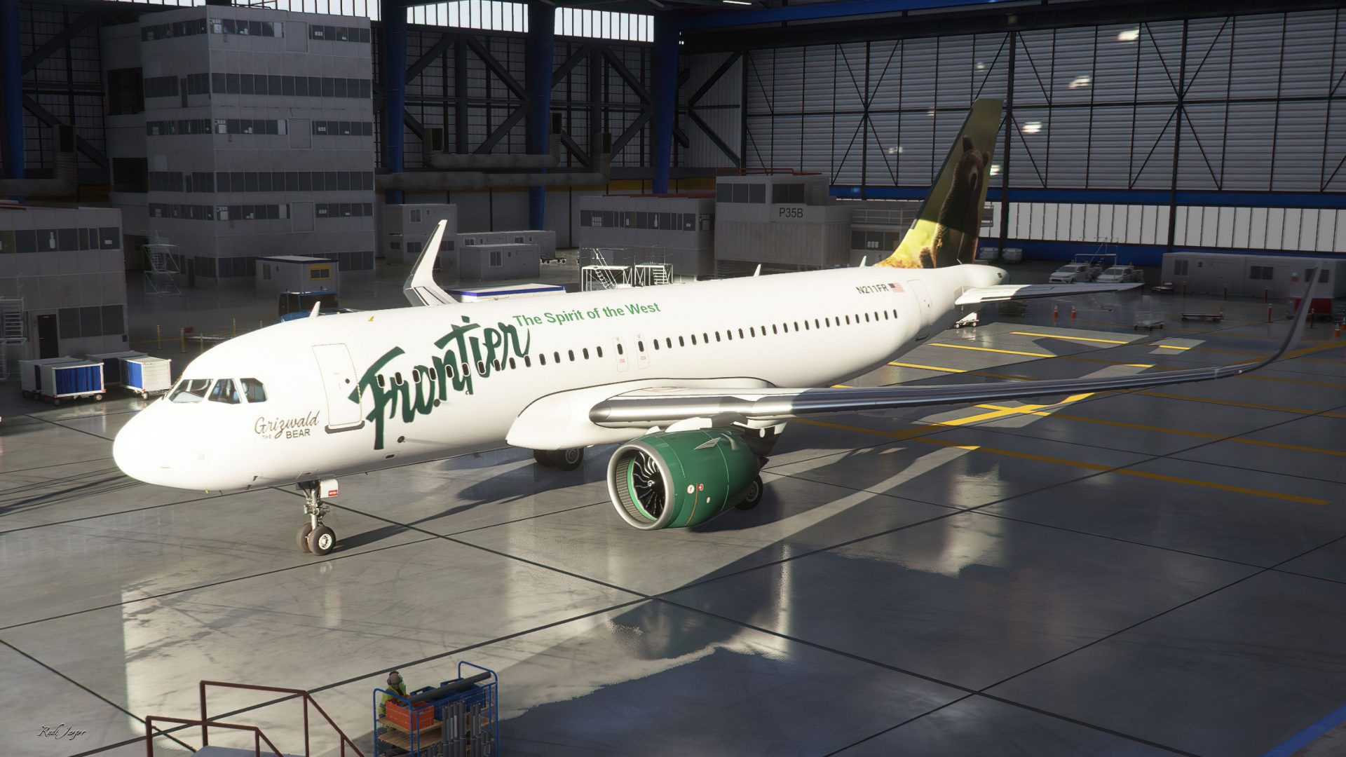 Frontier Airlines Airbus A320NEO Repaint for MSFS