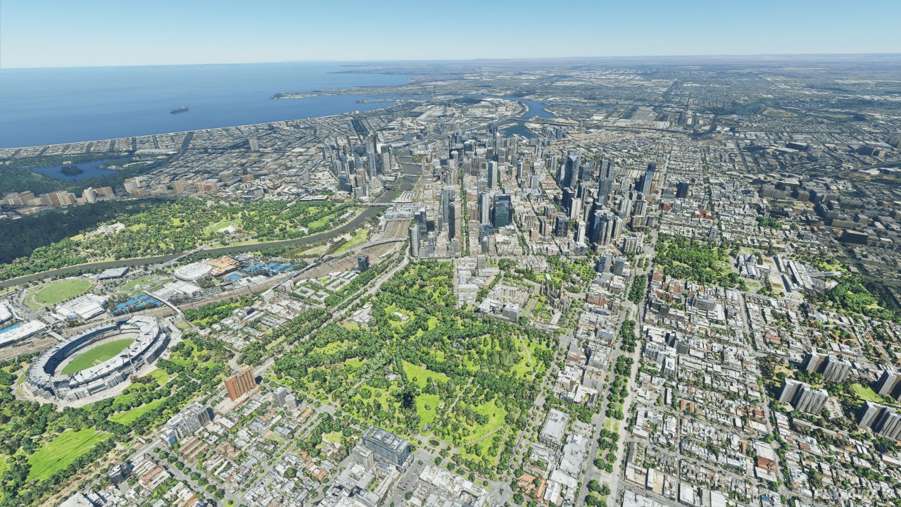 Melbourne, Australia Cityscape Scenery for MSFS