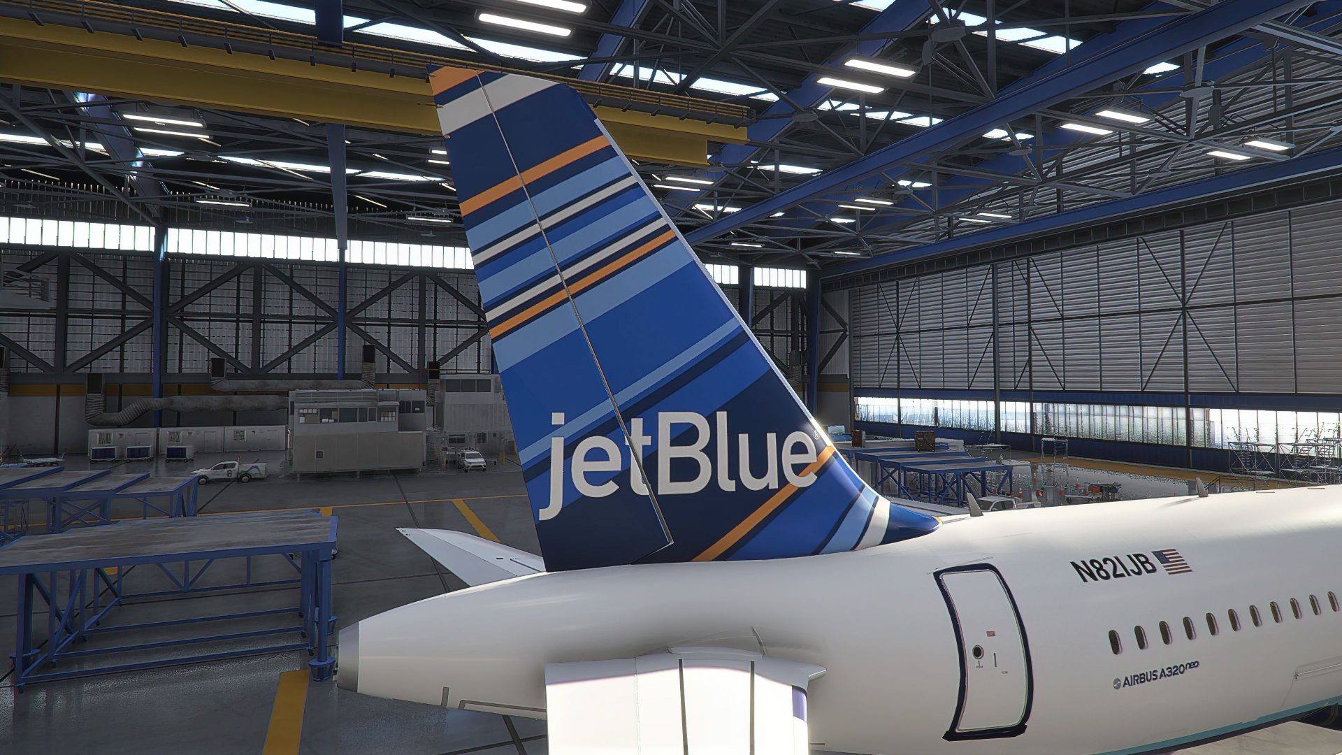 A320neo JetBlue 'Barcode' Livery for MSFS