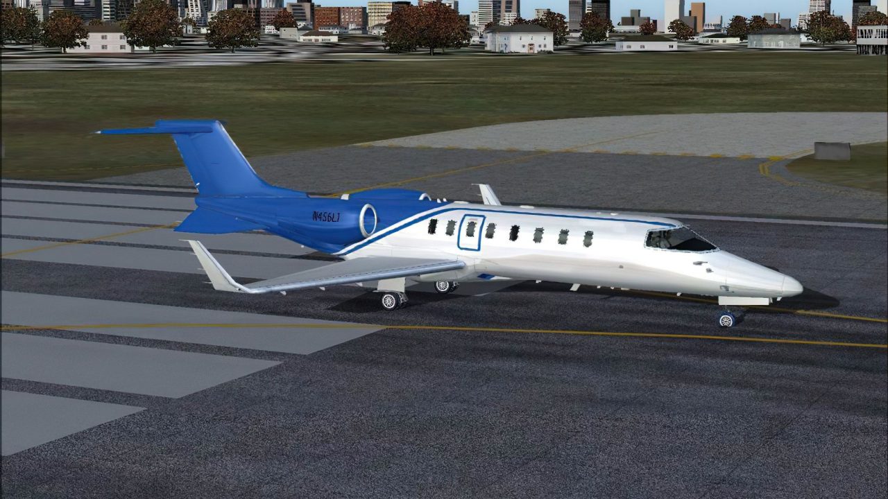Default Learjet 45 Repaint Pack by Jeff Smith for FSX