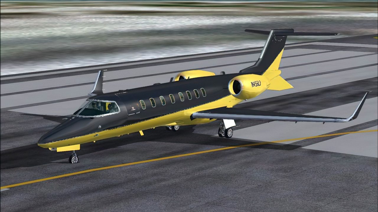 Default Learjet 45 Repaint Pack by Jeff Smith for FSX