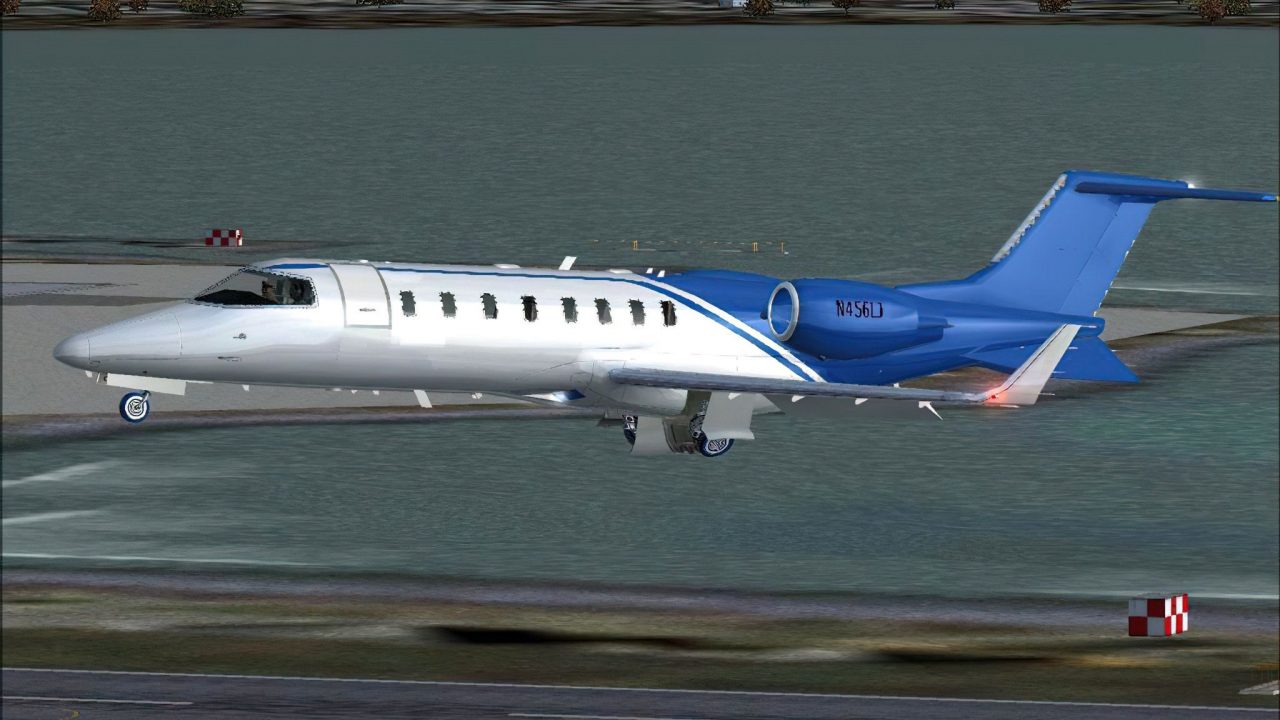 Default Learjet 45 Repaint Pack by Jeff Smith for FSX