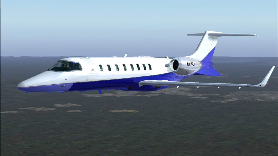 Default Learjet 45 Repaint Pack by Jeff Smith for FSX