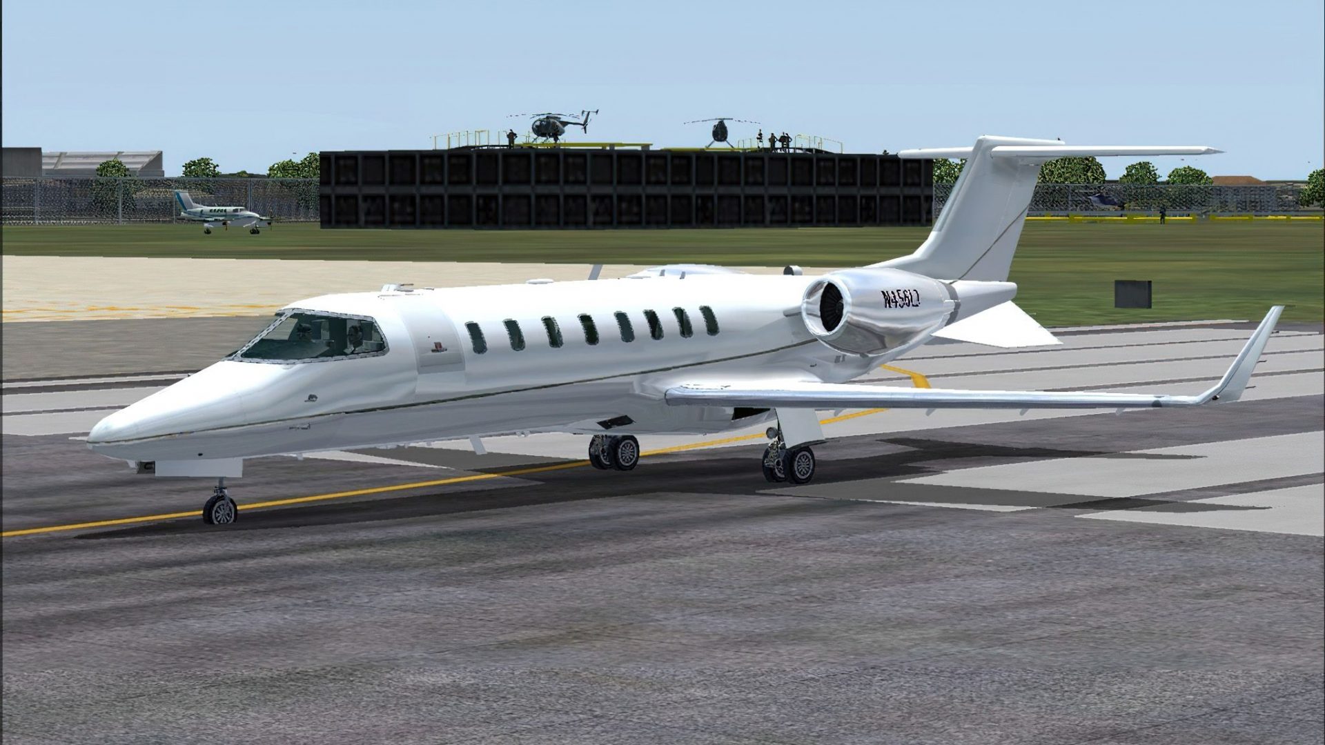 Default Learjet 45 Repaint Pack by Jeff Smith for FSX
